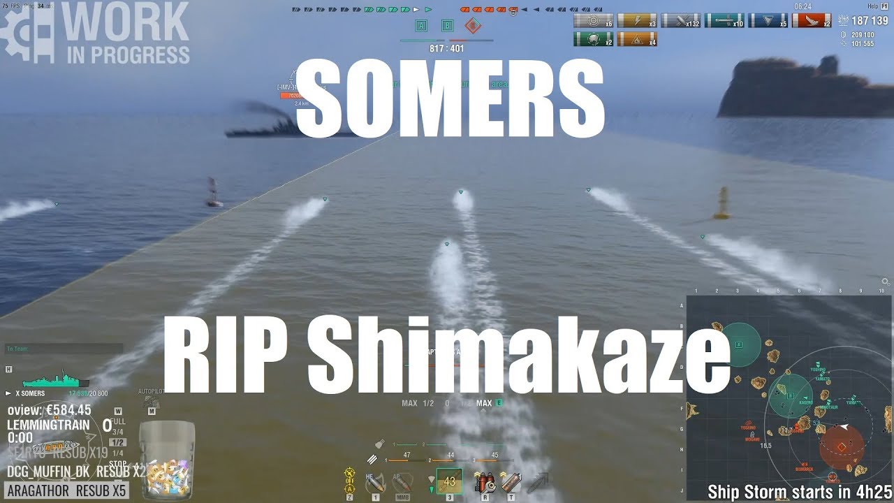 Highlight: USS Somers - RIP Shima - YouTube