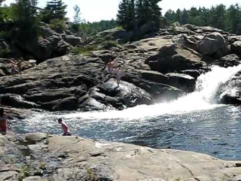 Moon River Falls Ontario - YouTube