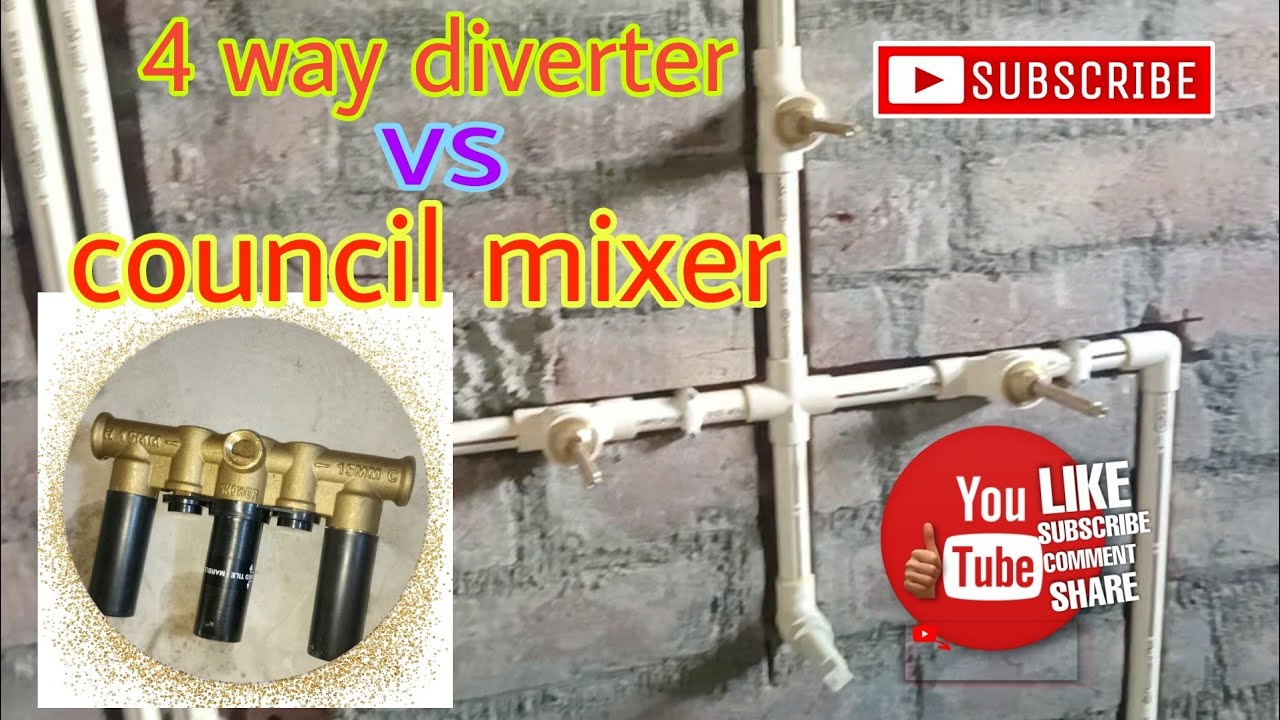 how to conceal wall mixer fittings - YouTube