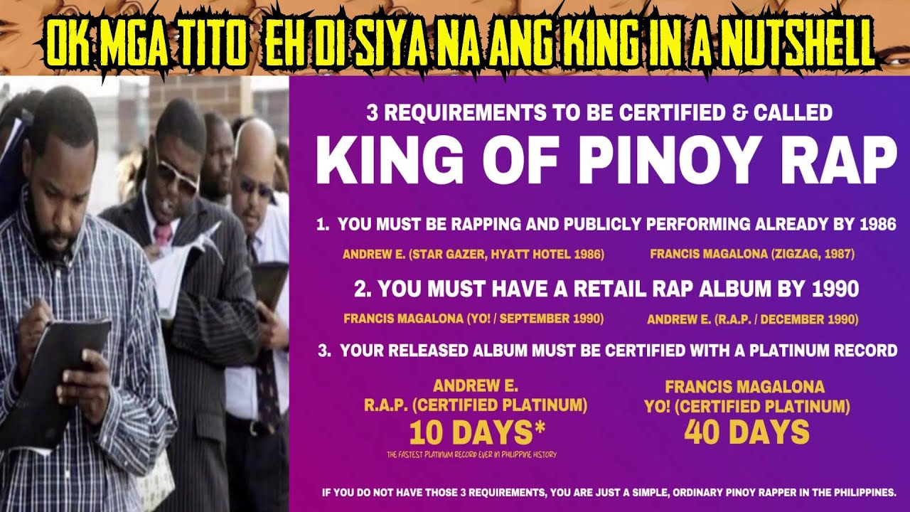 Bakit parang sobrang OBSESS ang DONGALO sa title ng "KING OF RAP ...