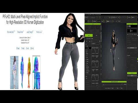 Use PIFuHD to Create a 3D ANIMATED Model of Anyone from a Single Photo ...