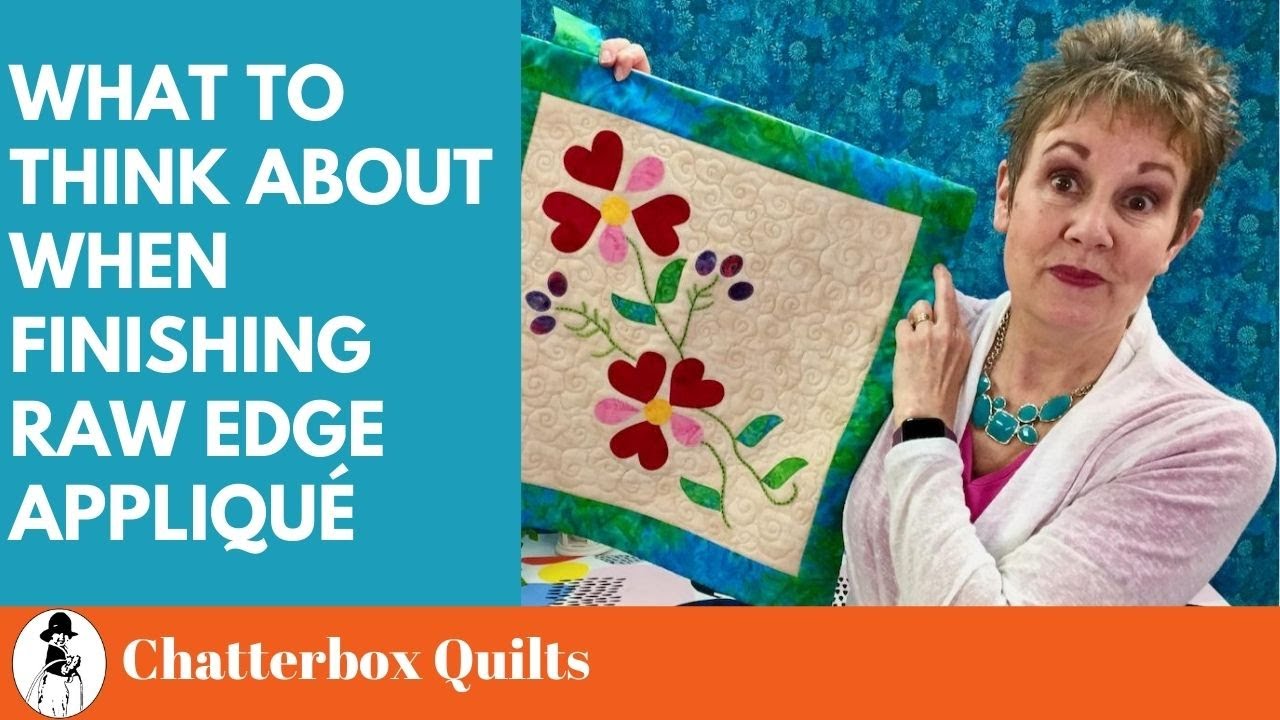 How to Finish Appliqué Edges - YouTube