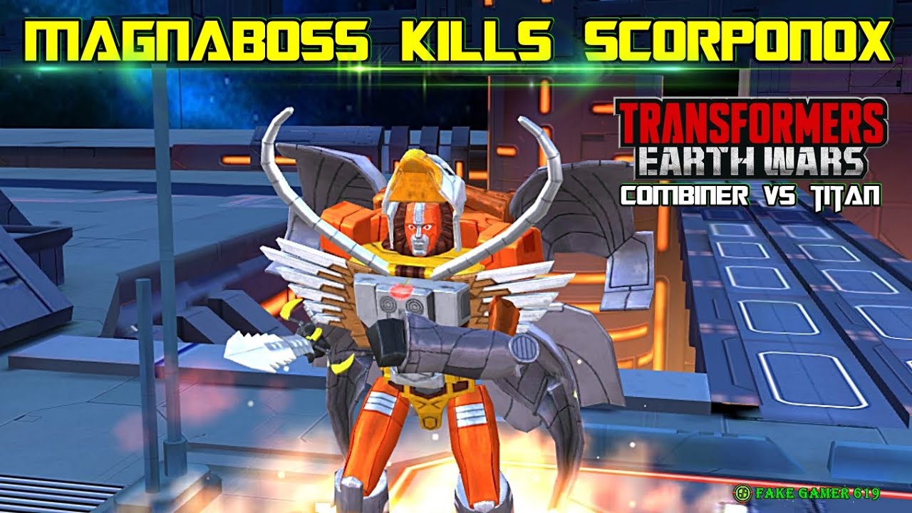 DINOBOTS & MAGNABOSS VS SCORPONOX - Transformers - YouTube