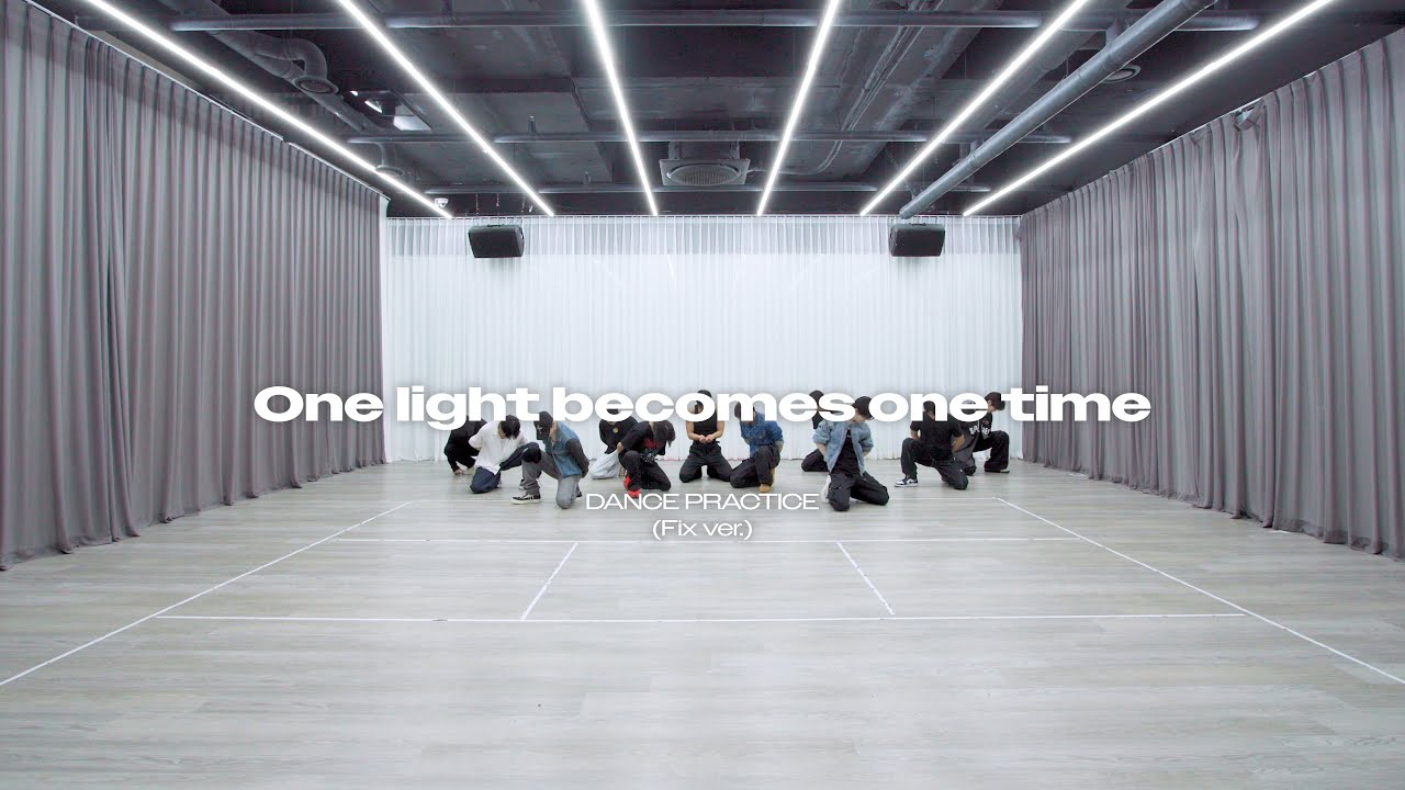 더크루원(The CrewOne) 'One light becomes one time' Dance Practice (Fix ver ...