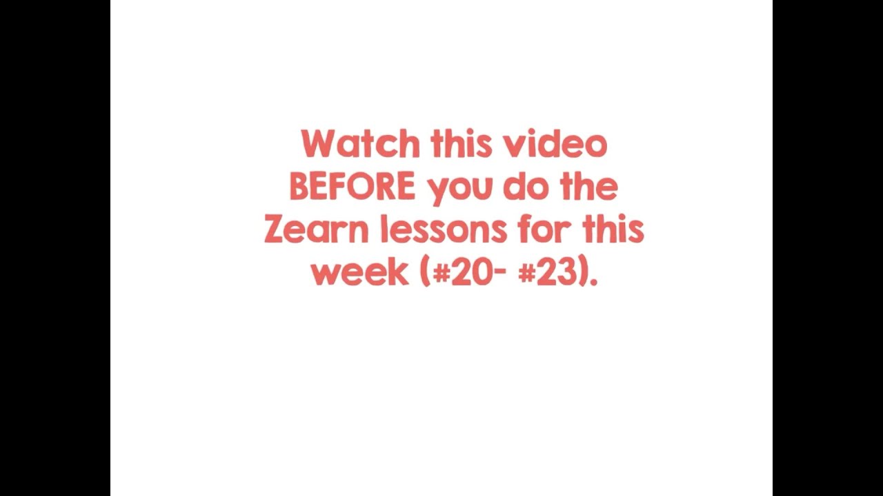Zearn M5 Lessons #20-23 Help - YouTube