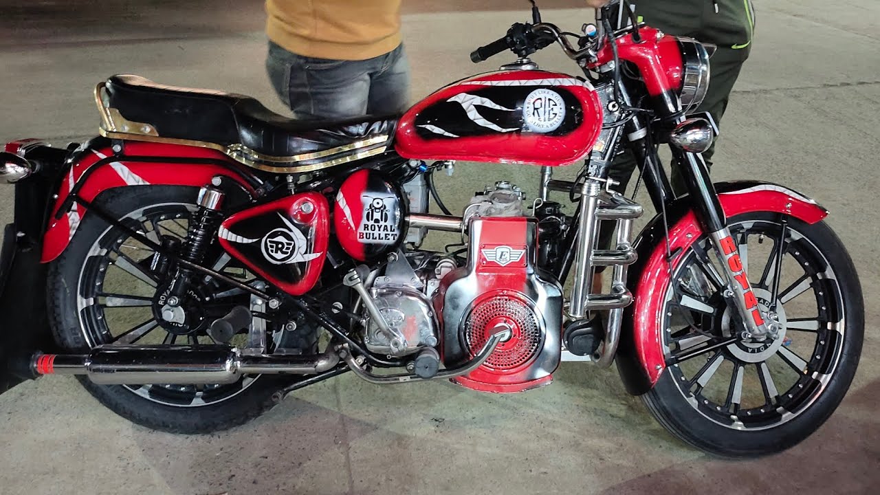 @rebelthebikerboy8867 ride Diesel Bullet royal Enfield modification ...