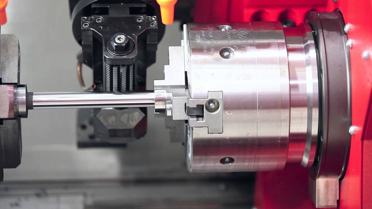 Single turret CNC machine Maxxturn 65 - YouTube