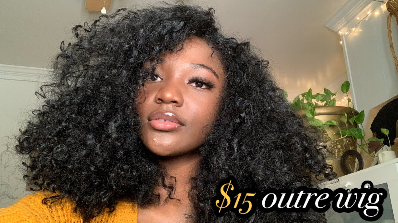 REVIVE AN OLD SYNTHETIC WIG| OUTRE PENNY HALF WIG| $15 CHEAP WIG - YouTube