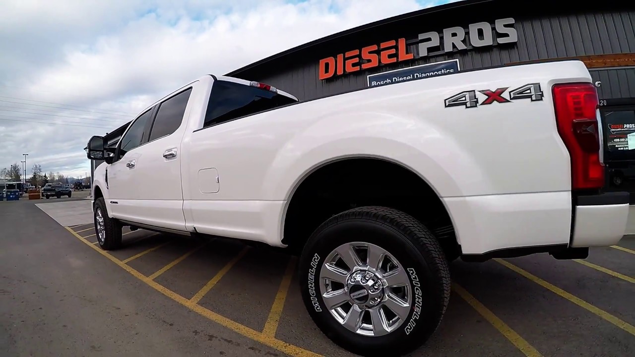 2017 Ford F350 Leveled on 35's Walk Around. - YouTube