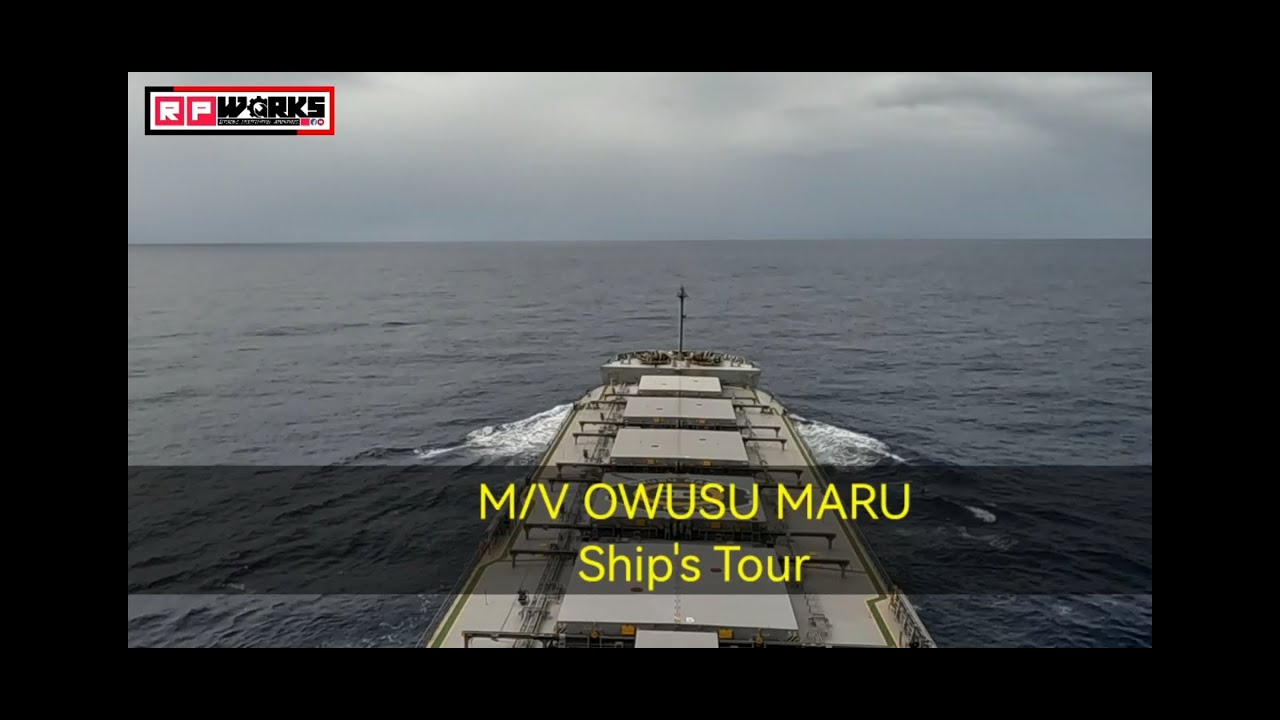 What's inside the Ship? | Ship Tour M/V Owusu Maru - YouTube