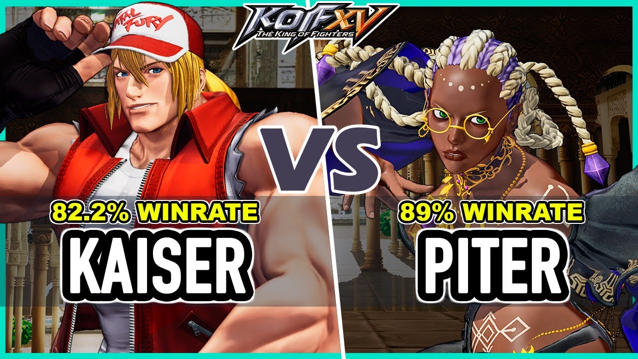 KOF XV 🔥 Kaiser (Kyo/Terry/Ryo) vs Piter Ernandis (Geese/Dolores/Isla ...
