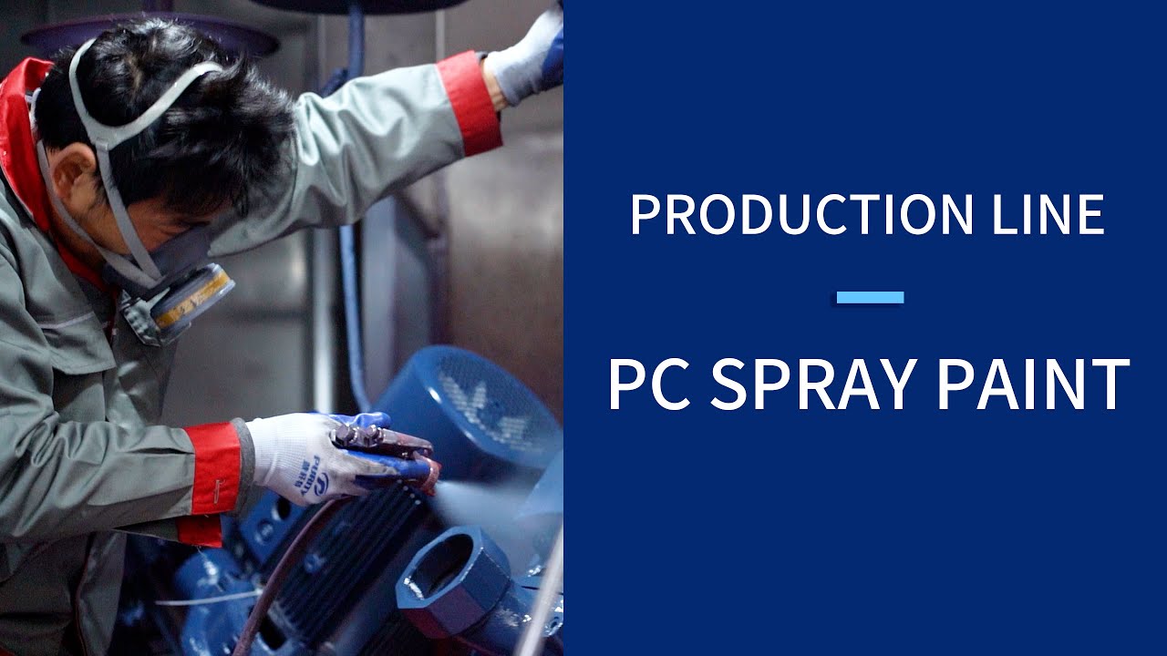PURITY Production line- PC spray paint #industrial #industry # ...