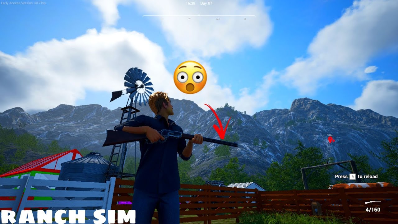 RANCH SIM -ep 44- I UNLOCKED THE HUNTING RIFLE🔫 and I FOUND SO MANY NEW ...