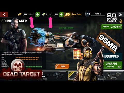 How to download DEAD TARGET mod apk unlimited money ,gold | 2018 | sq ...