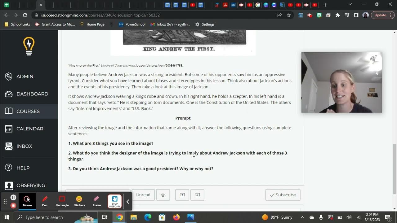 Alt US History A Unit 3 Lesson 11 Video Assignment - YouTube
