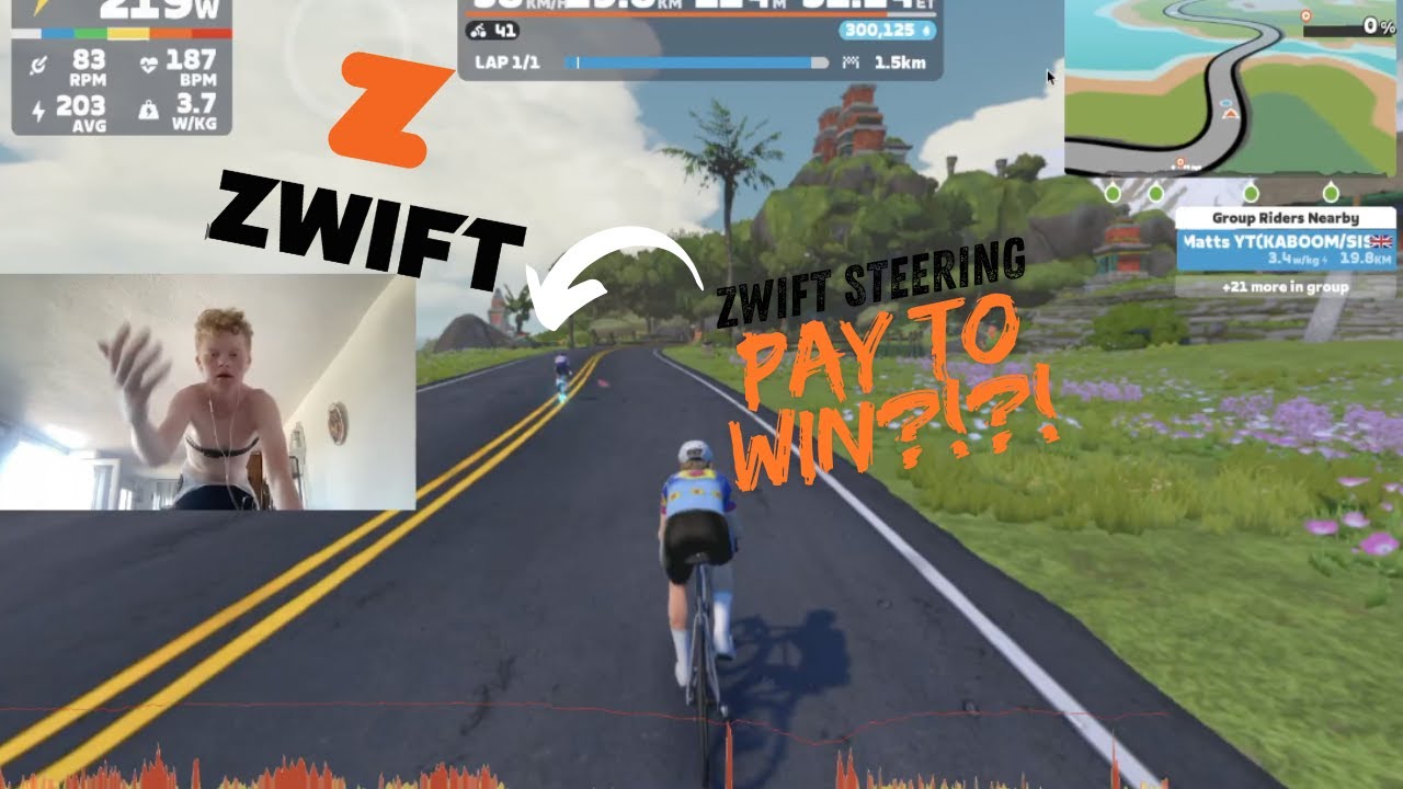 Zwift steering cost me a top 5!!! - YouTube