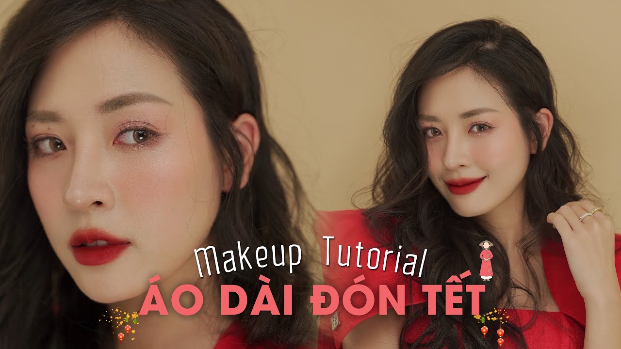 🌸 MAKEUP ÁO DÀI ĐÓN TẾT | TET HOLIDAY MAKEUP TUTORIAL 🌸 | Linh Linh Makeup Artist - YouTube
