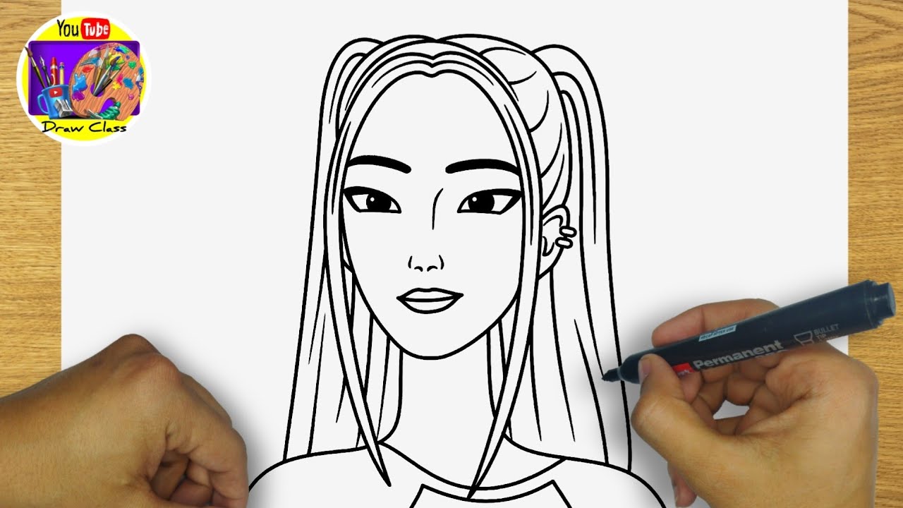 HOW TO DRAW MIRA FROM KPop DEMON HUNTRS - YouTube