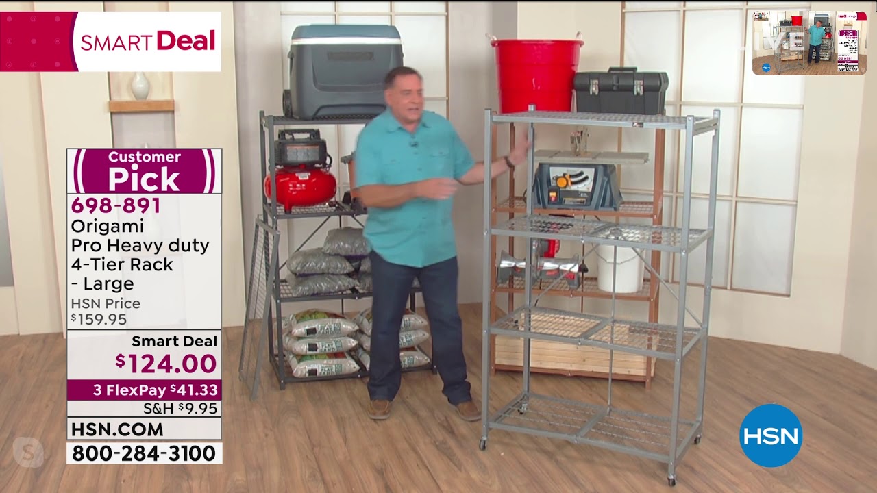 Origami Pro Heavy duty 4Tier Rack Large - YouTube