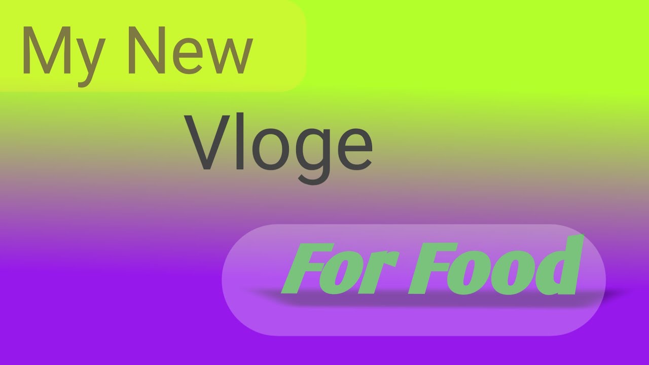 My New Vloge For Making Food || #Vlogs - YouTube
