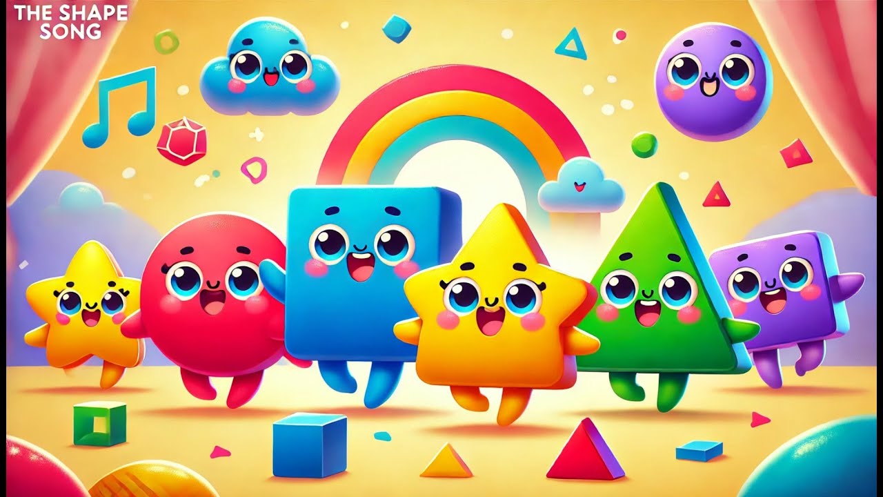 🔵 The Shape Song: Discovering Circles 🔴, Squares 🟦, and More 🔺 - YouTube