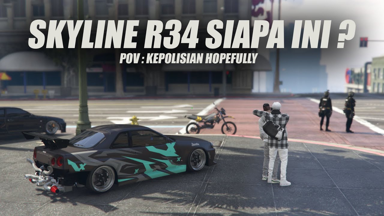 PENGEJARAN SKYLINE TWIN TURBO !! PENYANDRAAN DI BANK BESAR !! - GTA 5 ROLEPLAY - YouTube