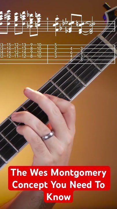 Level Up Your Guitar Skills with Wes Montgomery's Block Chord Method: Steal These Lines - YouTube