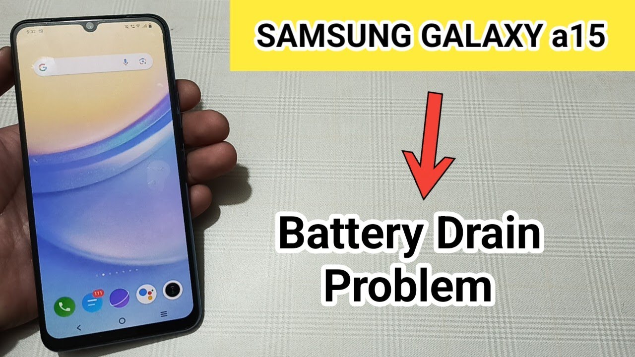 Samsung galaxy a15 battery drain problem kaise solve Karen - YouTube