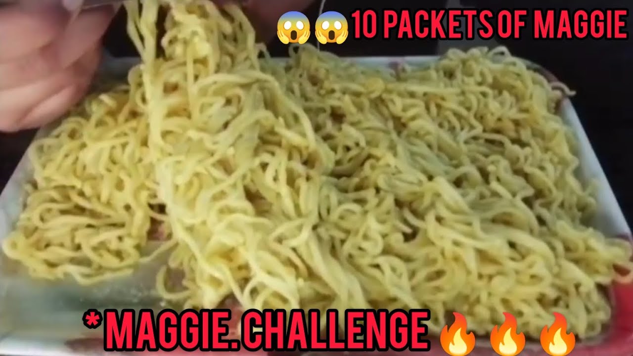 HUGE MAGGIE EATING 🔥🔥 | MUKHBANG ASMR EATING | - YouTube