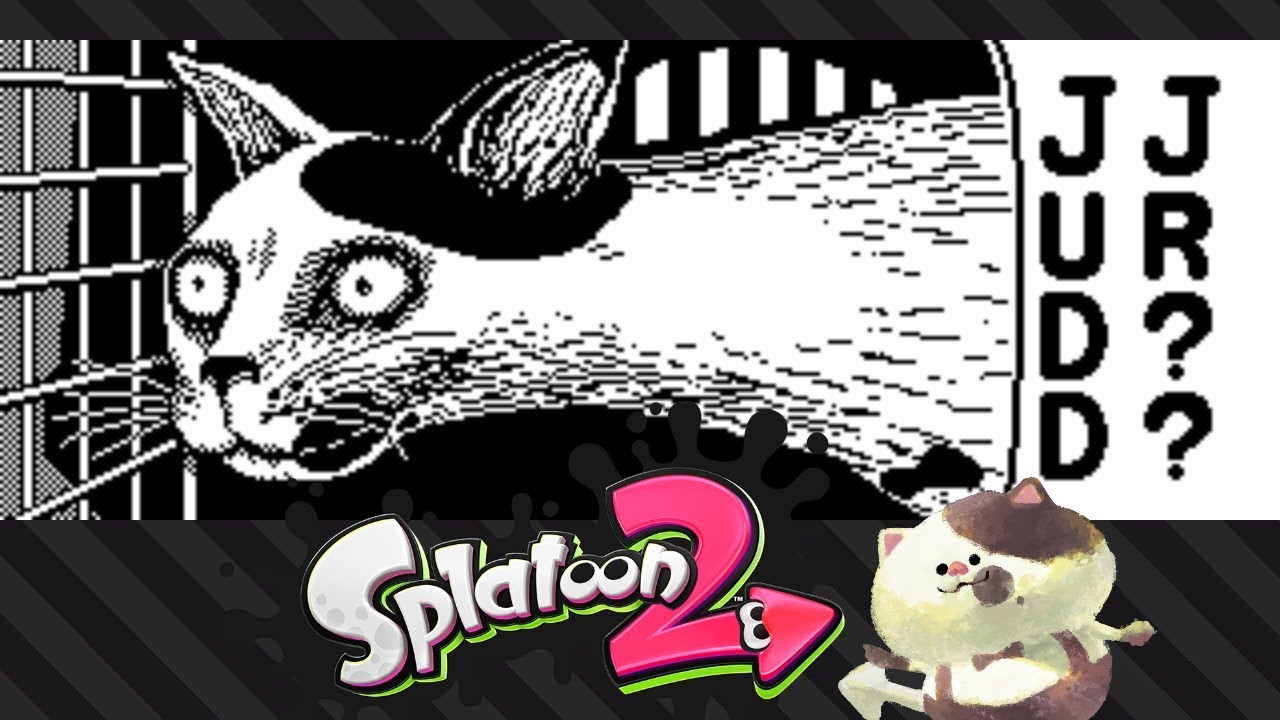 Judd Jr. as Junji Ito Cat - Splatoon 2 Drawing - YouTube