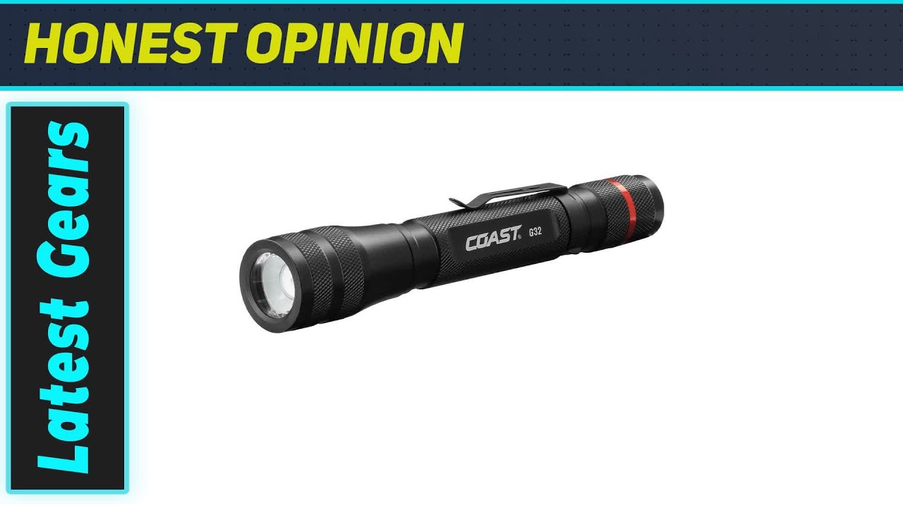 Coast G32 Flashlight: Brightest Pure Beam Twist Focus? - YouTube