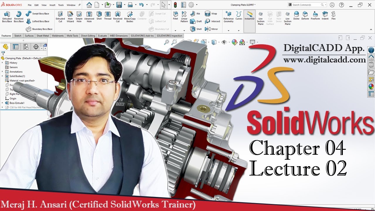 Solidworks Full Course | In Hindi | SolidWorks Tutorials | DigitalCADD ...