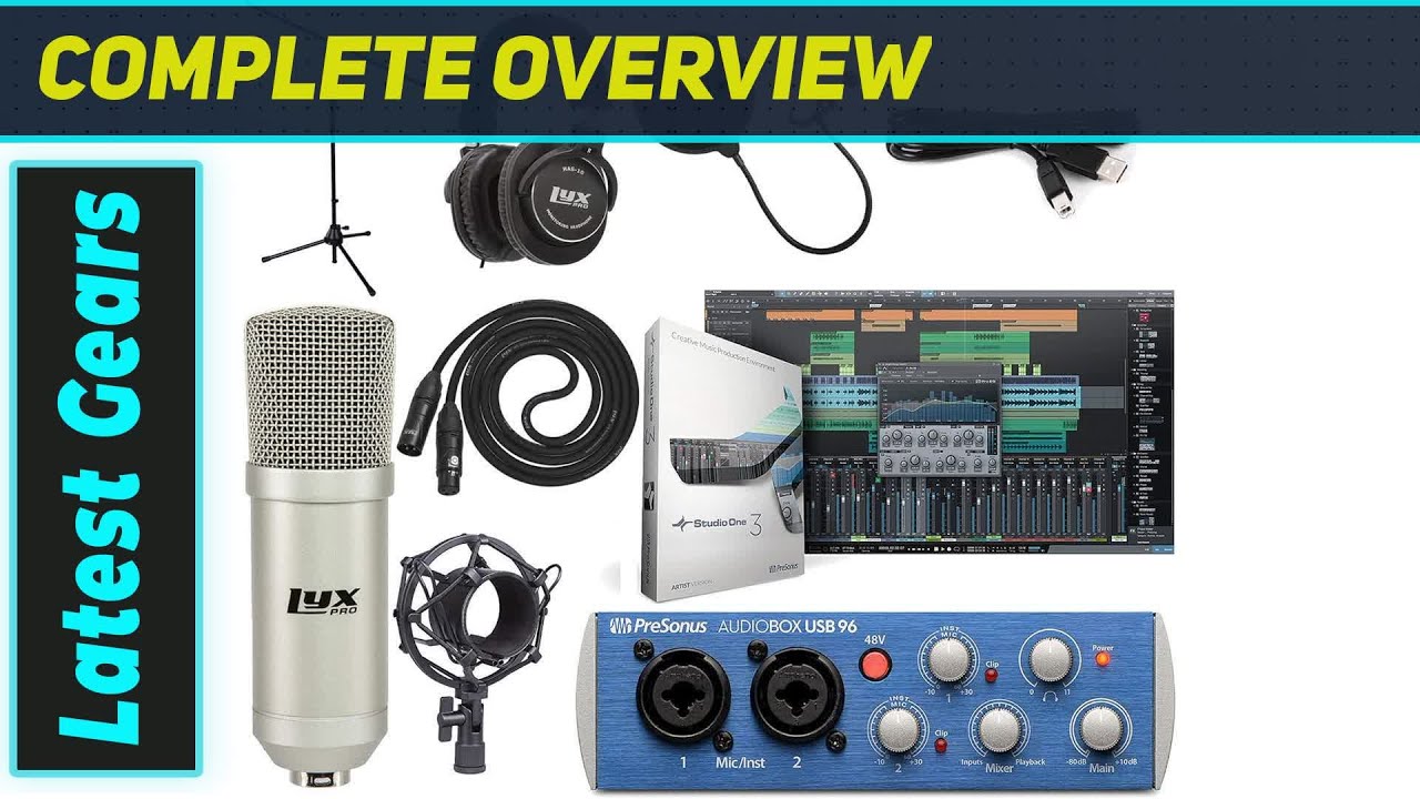 Presonus AudioBox 96 Studio Bundle: The Ultimate Starter Kit? - YouTube