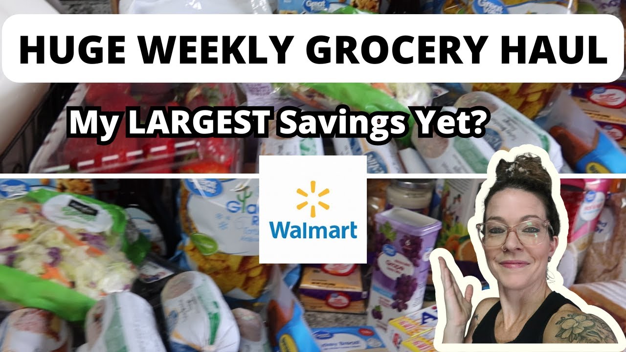 Money-Saving Walmart Grocery Haul for My Large Family/NEW Finds to help ...
