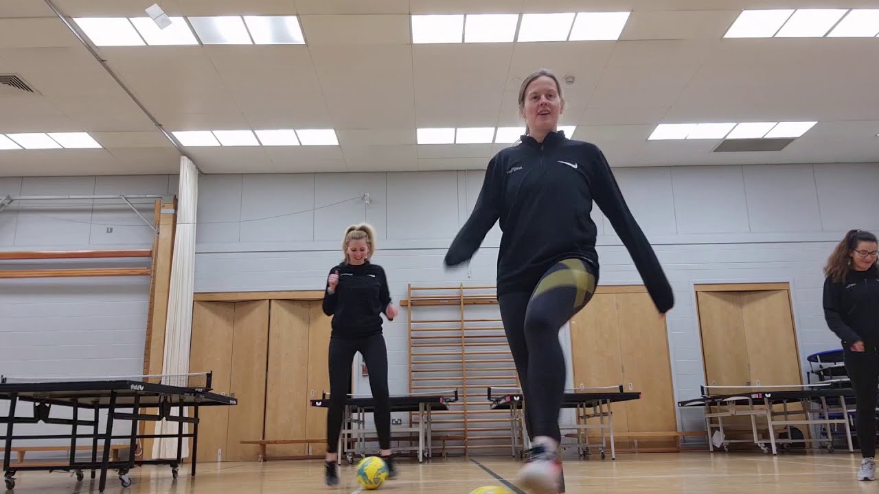 Soccercise workout 2 - YouTube