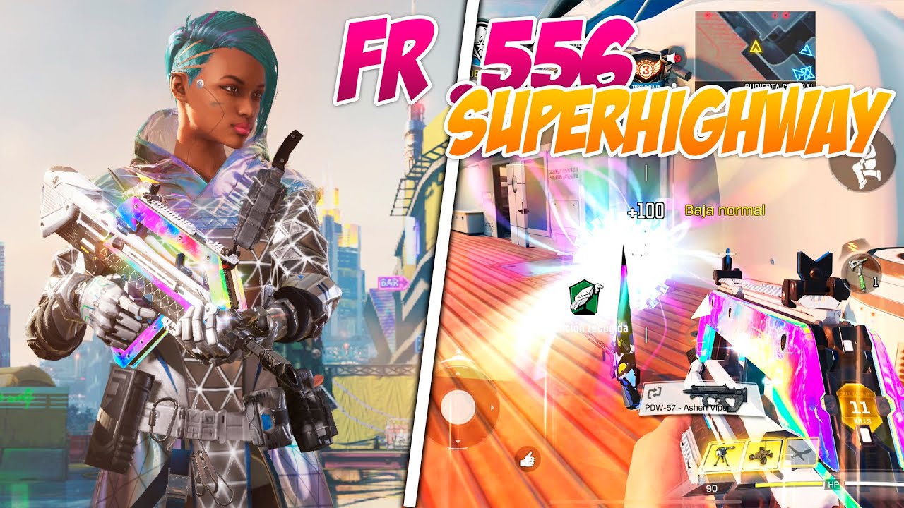 #4 NUEVA RULETA LEGENDARIA | FR .556 SUPERHIGHWAY | COD MOBILE - YouTube