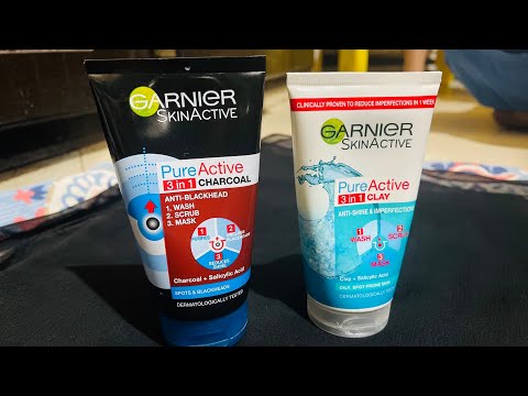 Garnier pure Active 3 in 1 charcoal and clay review |@GarnierPakistan | price’s?