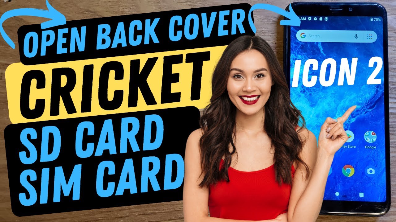 Change my sim card - Help remove my sim card on my Cricket Icon 2 - YouTube