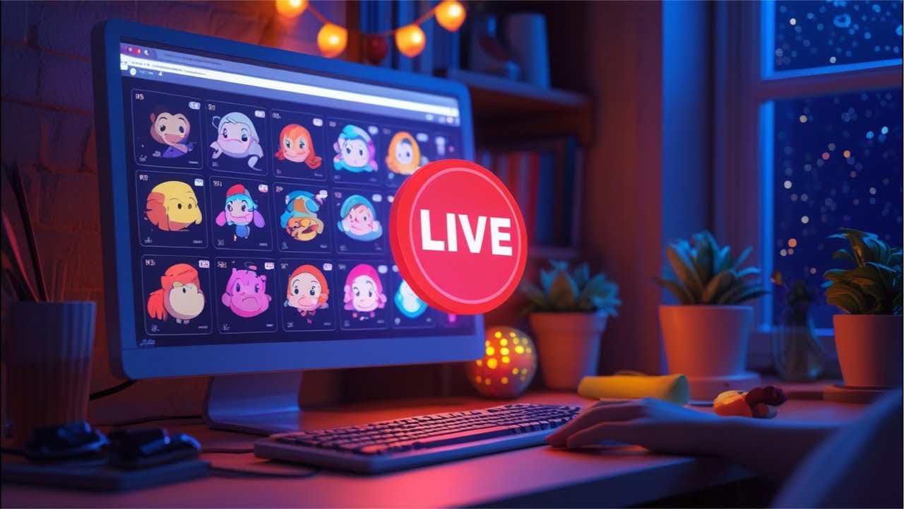 Cartoon Animation Livestream 🎬 Funny Loops & Chill Moments #livestream ...
