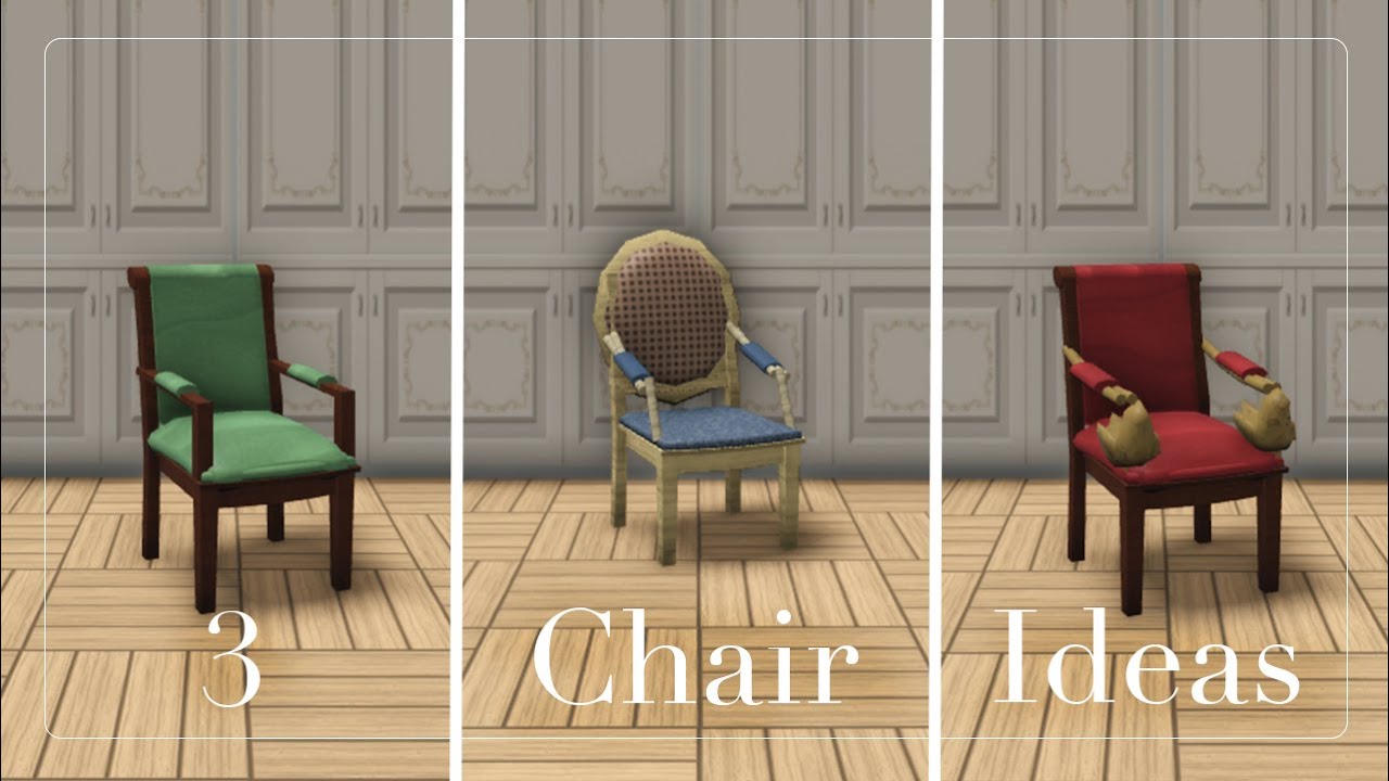 3 NEOCLASSICAl Chair Designs! | Bloxburg - YouTube