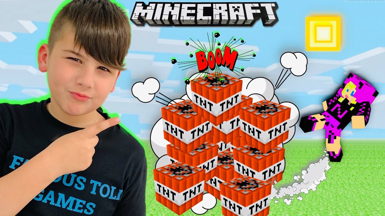 NOOB VS PRO TNT BATTLE Η ΜΕΓΑΛΗ ΜΑΧΗ ΜΕ ΤΟ NOOBAKI MINECRAFT FAMOUS ...