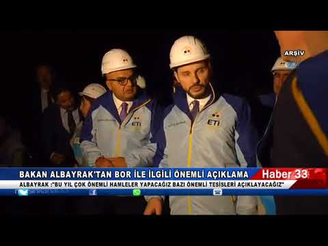 BAKAN ALBAYRAK BOR AÇIKLAMASI