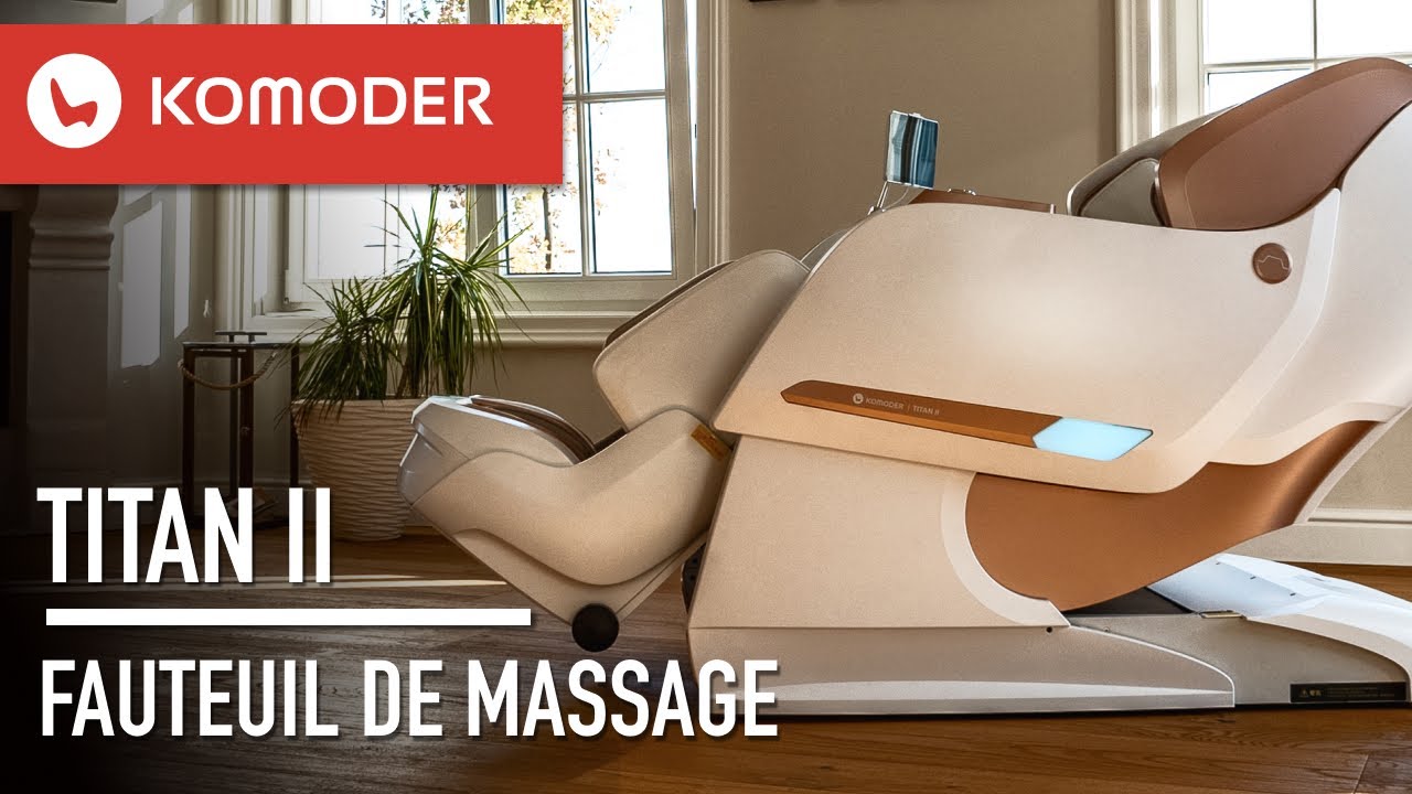 KOMODER TITAN II fauteuil de massage premium zéro gravité shiatsu - YouTube