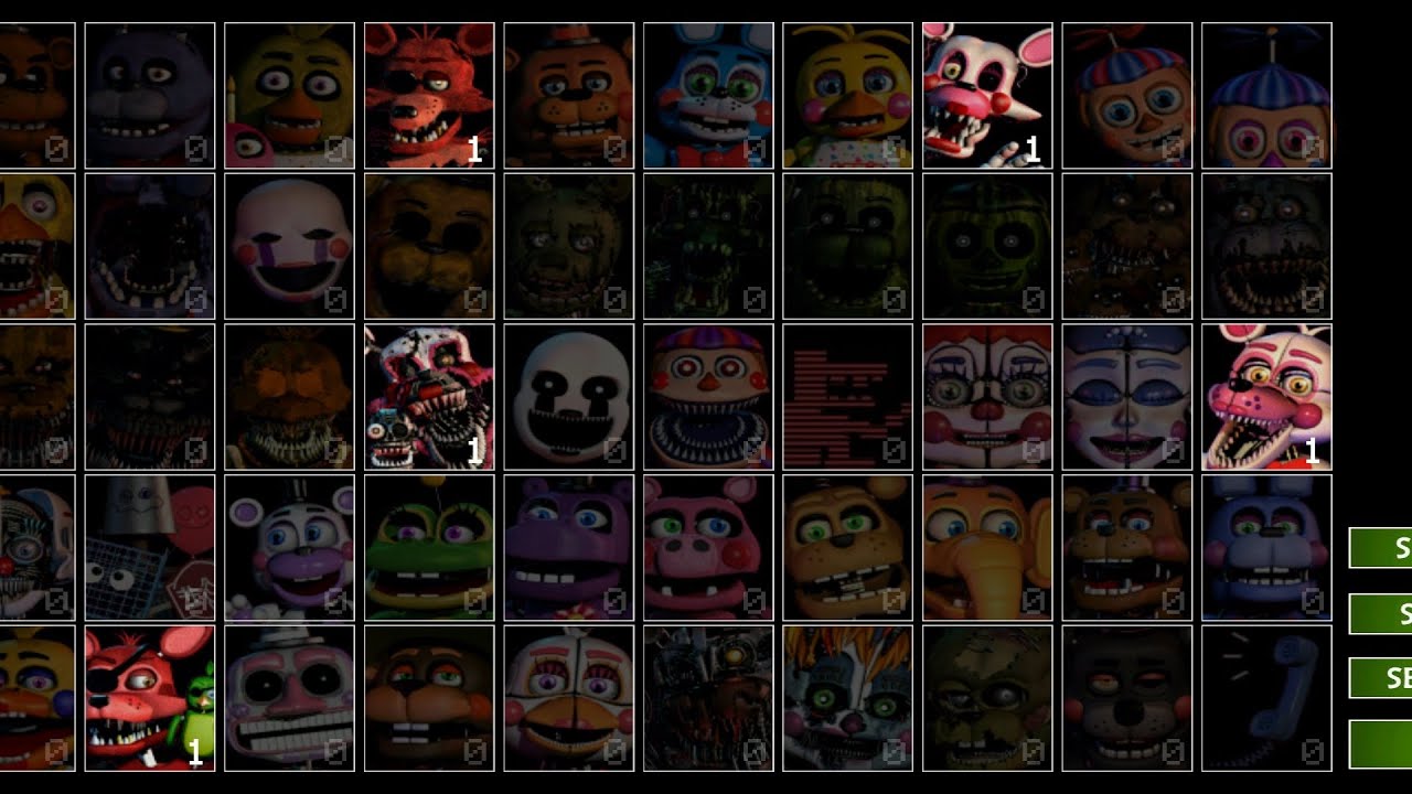 Noites com alguns foxy na ultimate custom night - YouTube