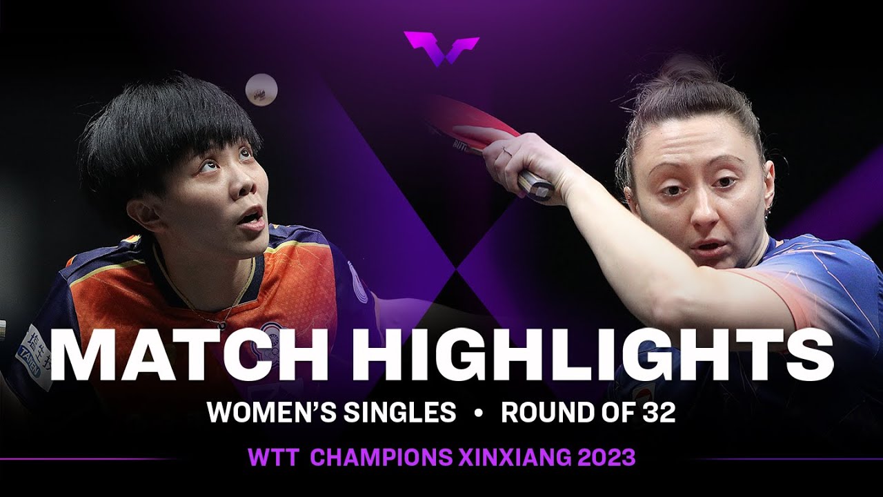 Sofia Polcanova vs Cheng I Ching | WS R32 | WTT Champions Xinxiang 2023 - YouTube