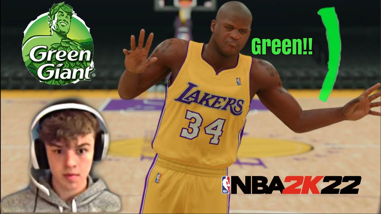 Is it POSSIBLE to GREEN a shot with SHAQ | NBA 2k22 - YouTube