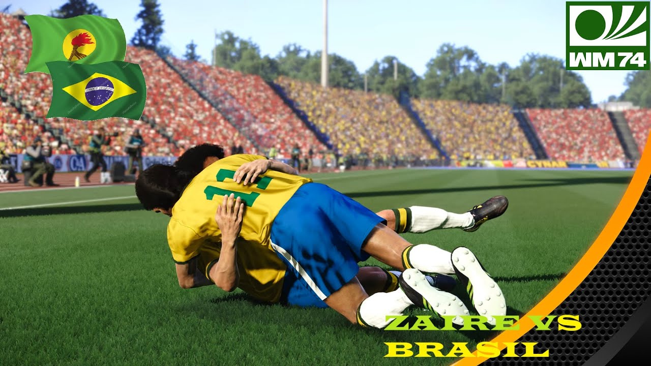 Zaire vs Brasil | 1974 FIFA World Cup | Fase de Grupos - YouTube