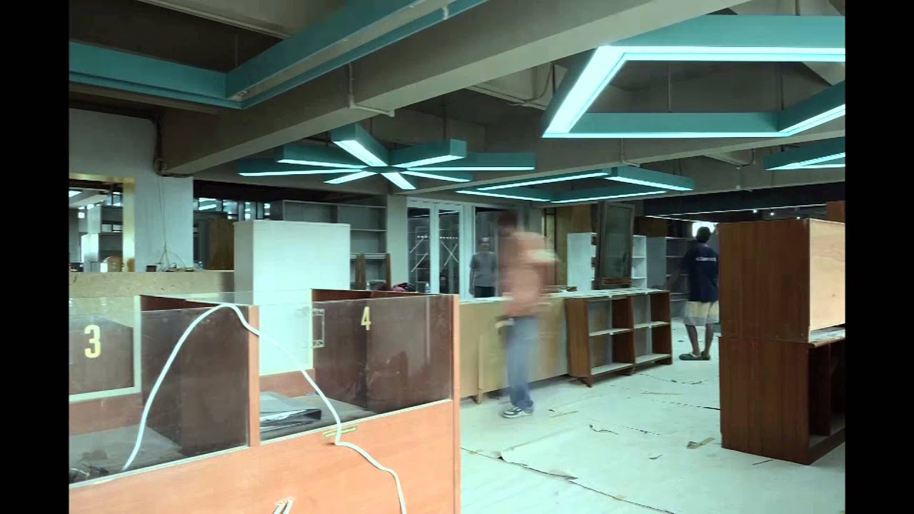 Timelapse :Before and after Library - YouTube