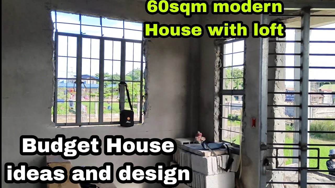60sqm modern house ideas and designs | Awning Steel Windows - YouTube