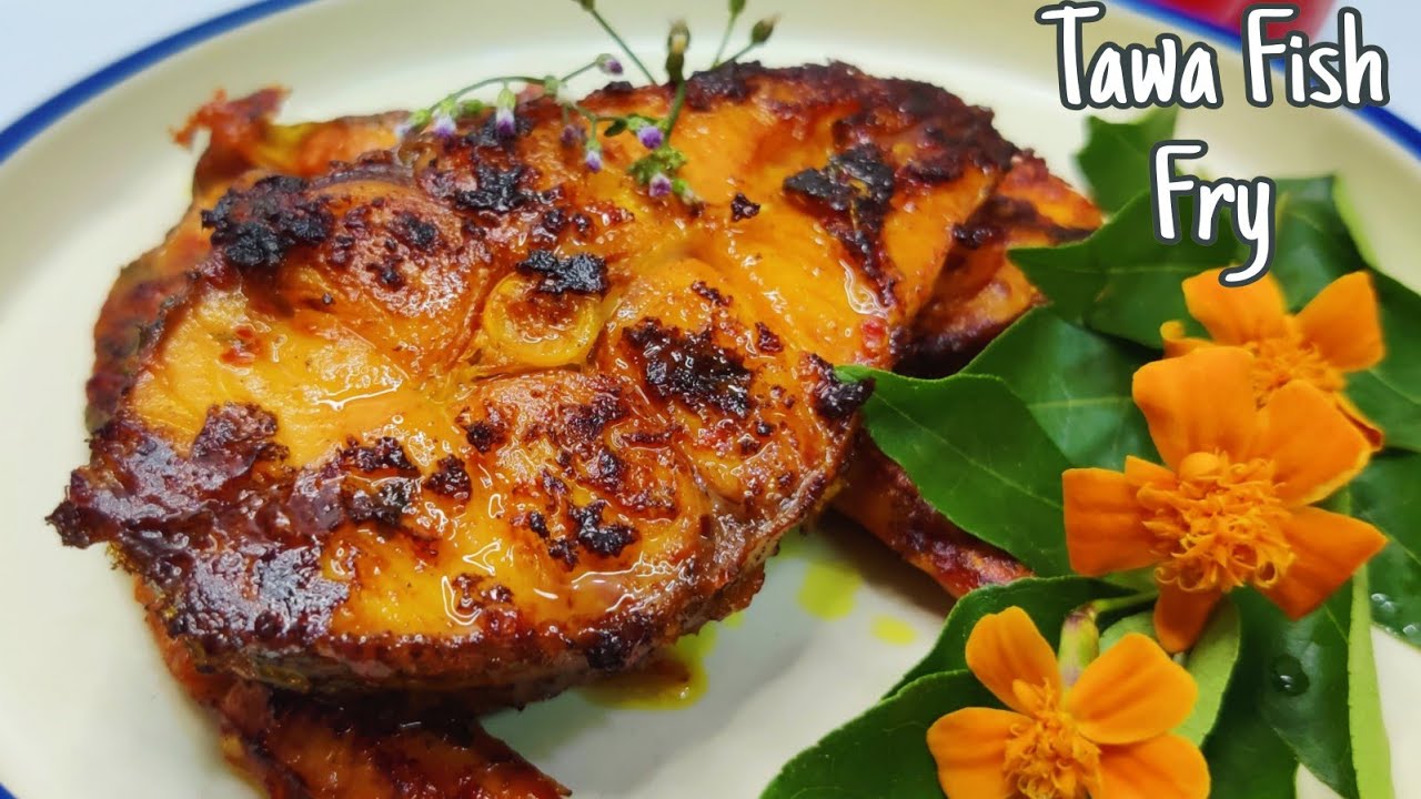 Tawa Fish Fry | 2 Types Of Fish Recipe | Tawa Fish And Rawa Fish Recipe ...